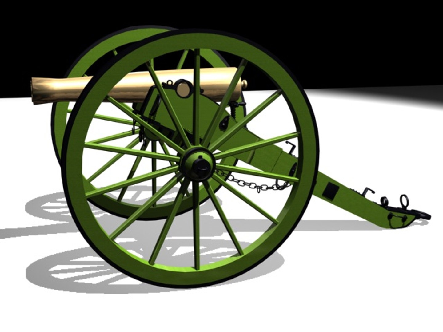 3d Model Napolean Howitzer Civil