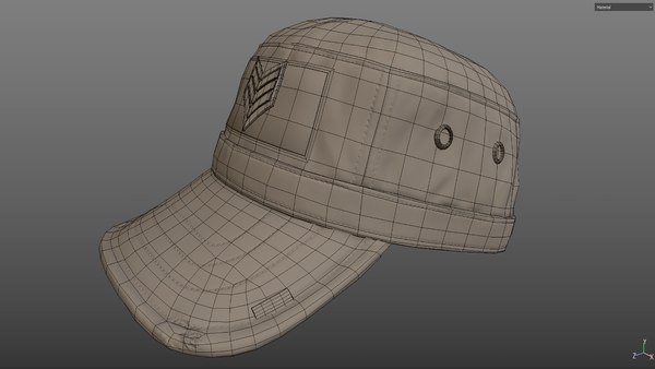 Military cap militarycap 3D model - TurboSquid 1624947