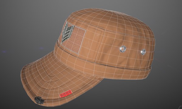 Military cap militarycap 3D model - TurboSquid 1624947