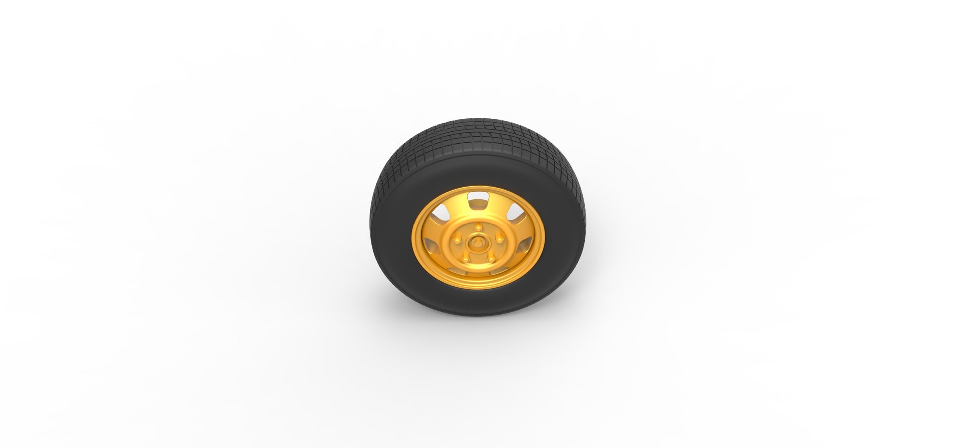 Diecast Car Wheel 10 Scale 1 To 25 3D Model - TurboSquid 2248676
