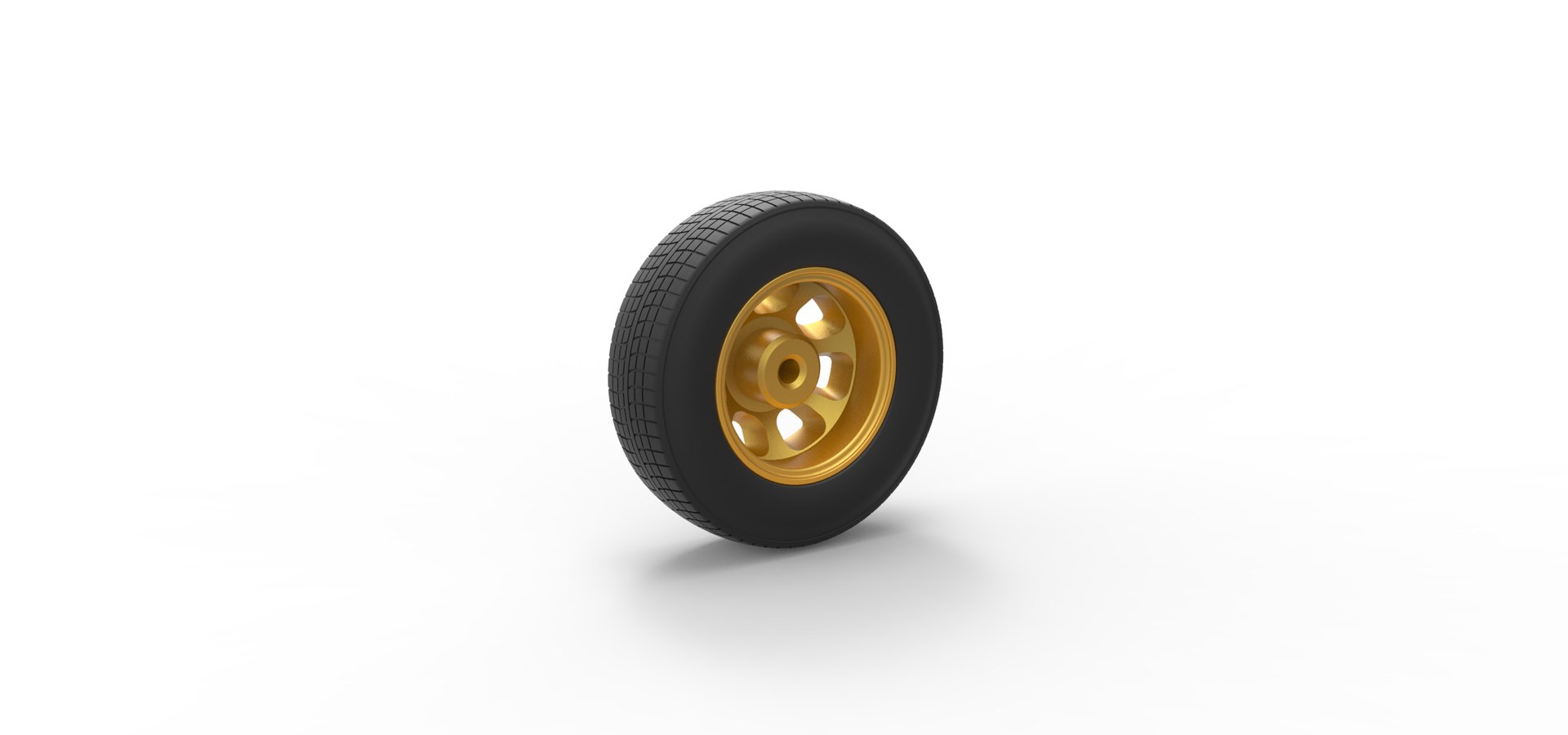 Diecast Car Wheel 10 Scale 1 To 25 3D Model - TurboSquid 2248676