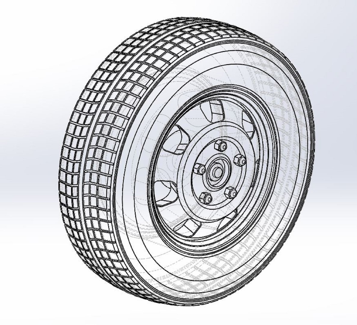 Diecast Car Wheel 10 Scale 1 To 25 3D Model - TurboSquid 2248676