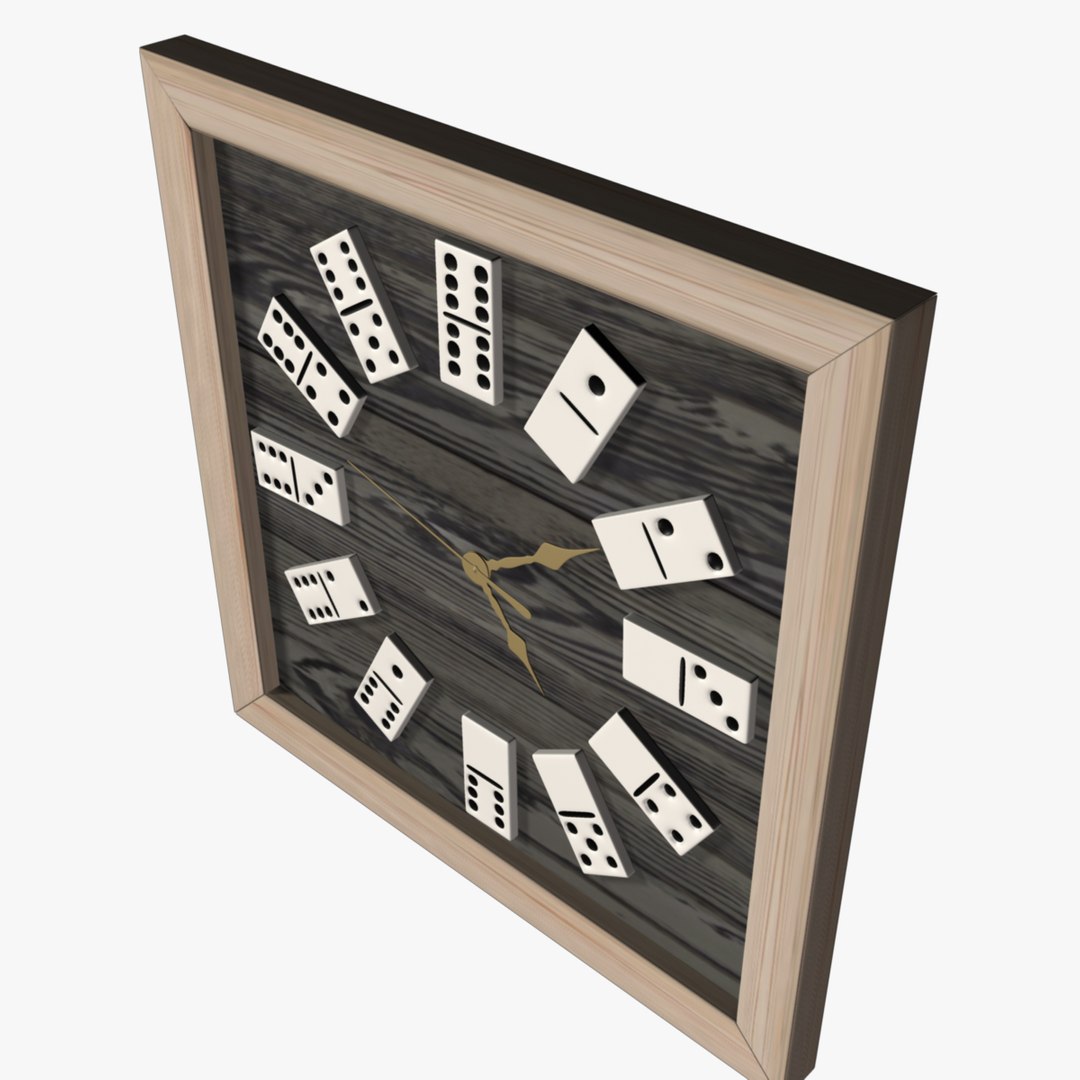 Domino Clock Fbx
