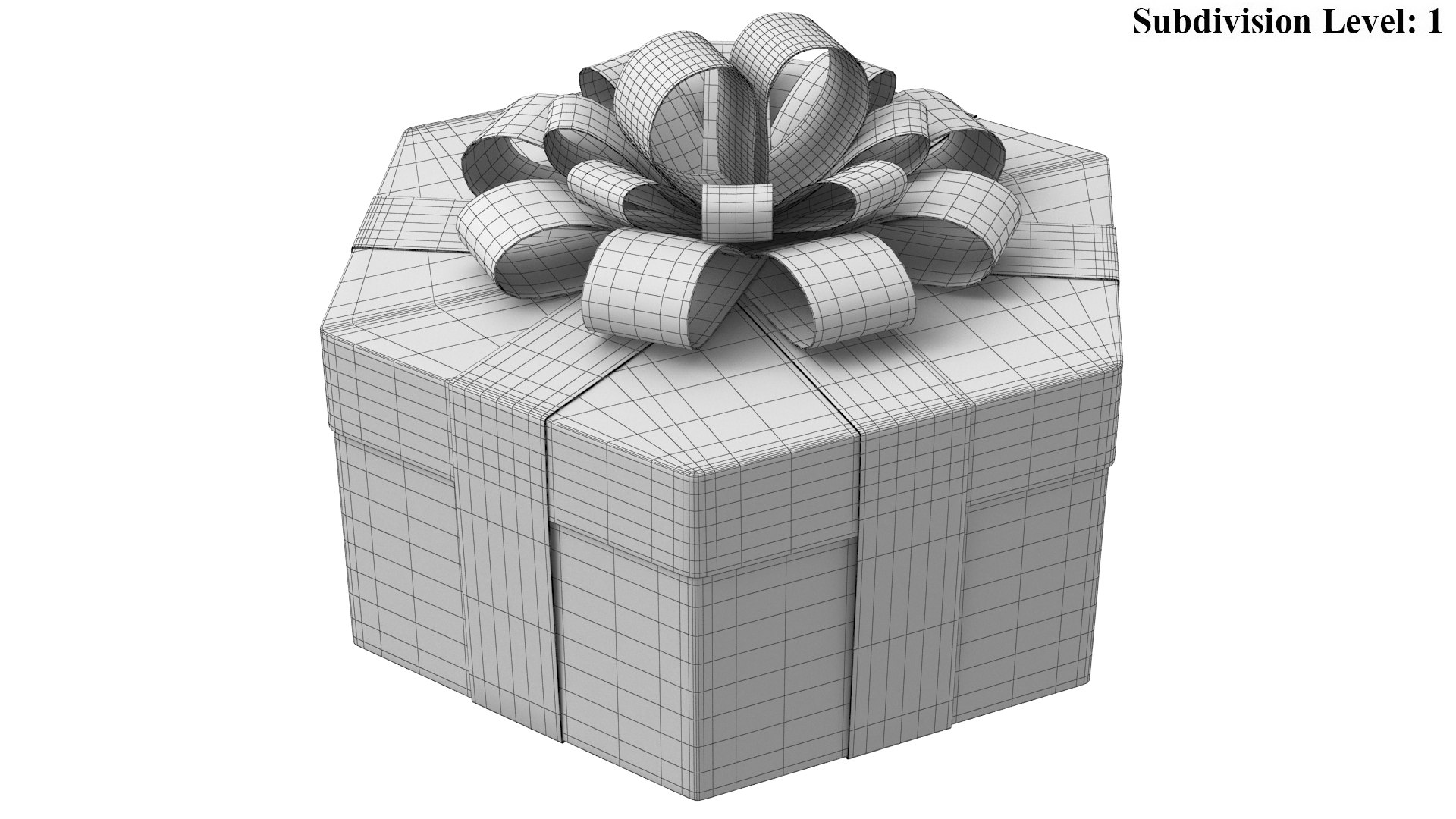 3D Detailed Gift Box - TurboSquid 2160350