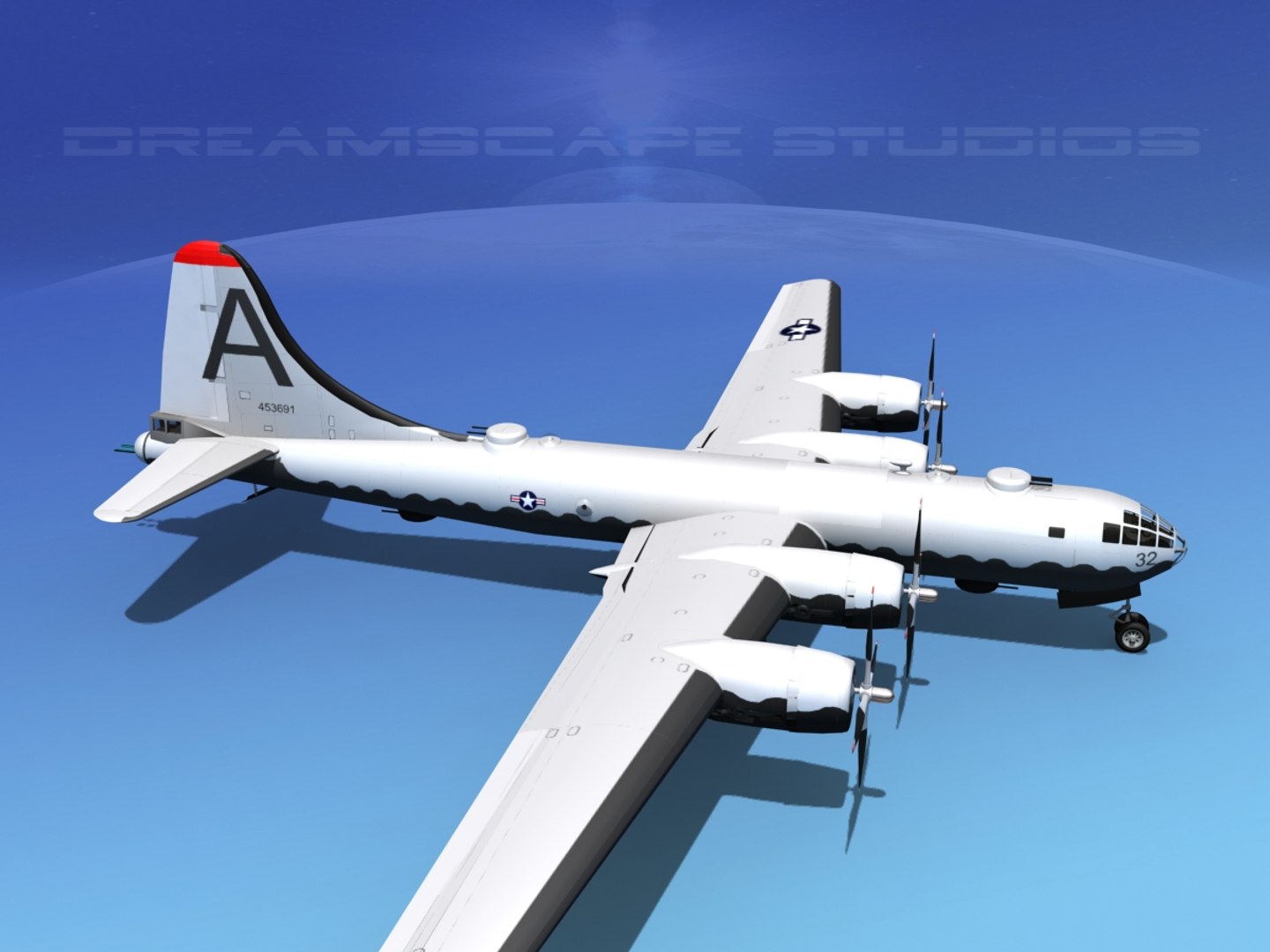 Superfortress B-29 Bomber Dwg