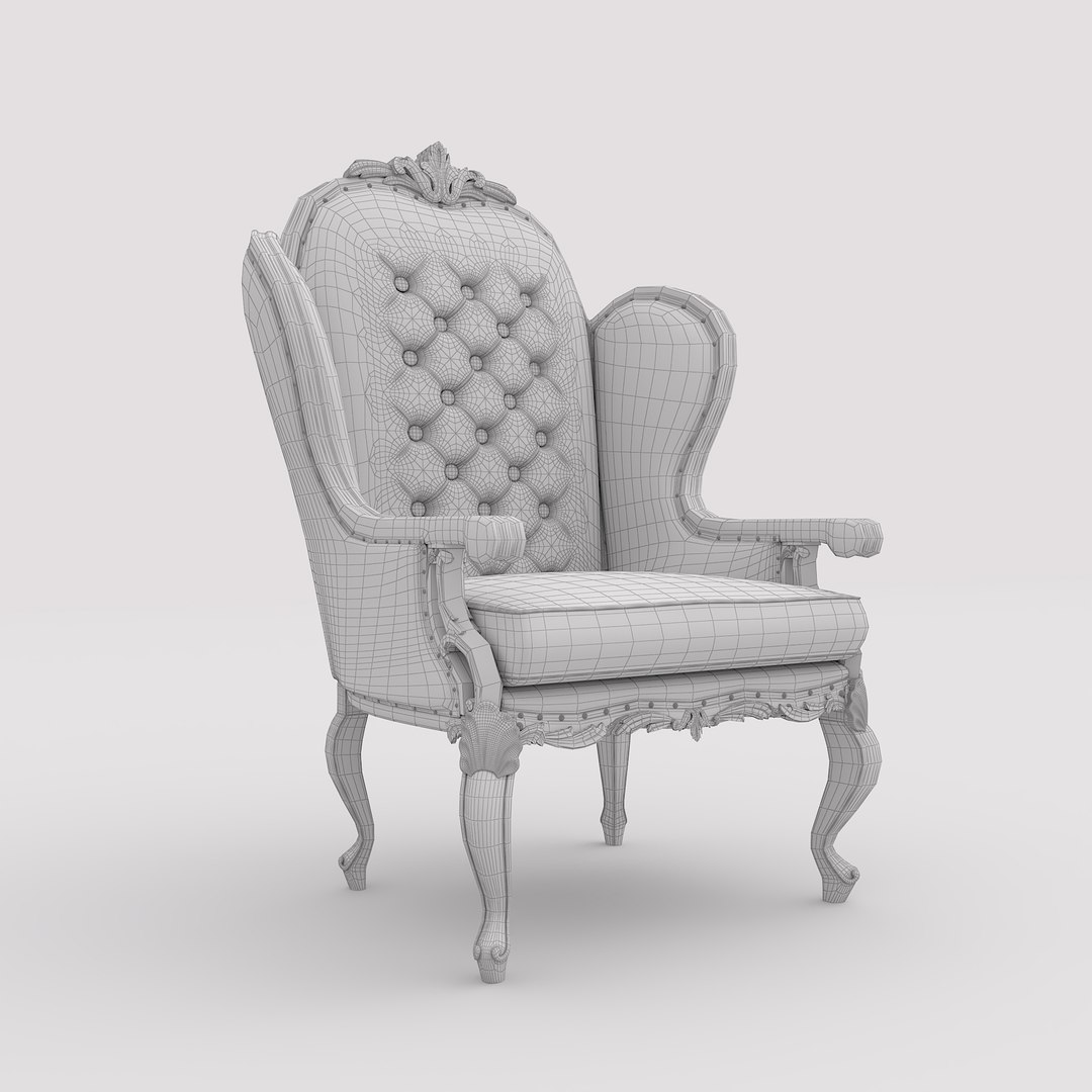 Classic Luxury Chair 3D - TurboSquid 1955339