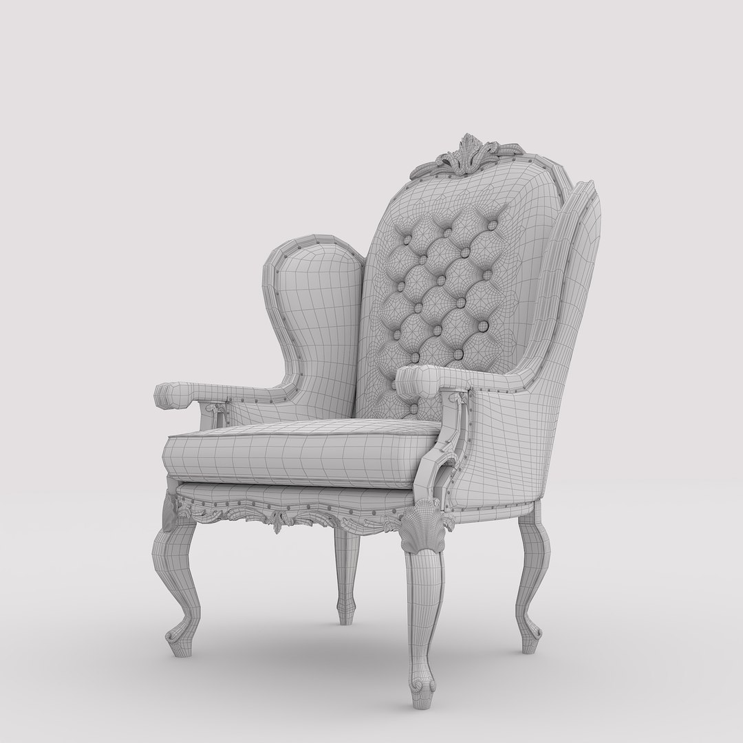 Classic Luxury Chair 3D - TurboSquid 1955339