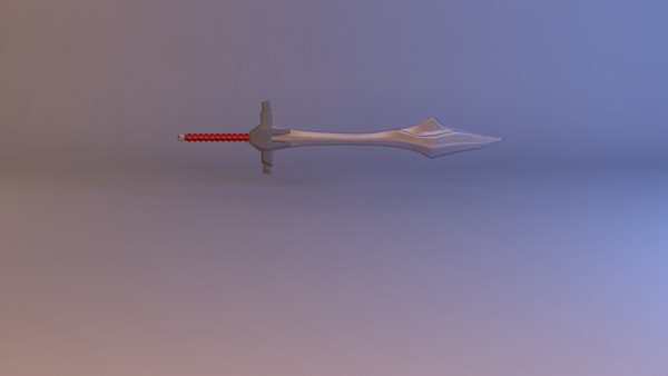 3d model of sword