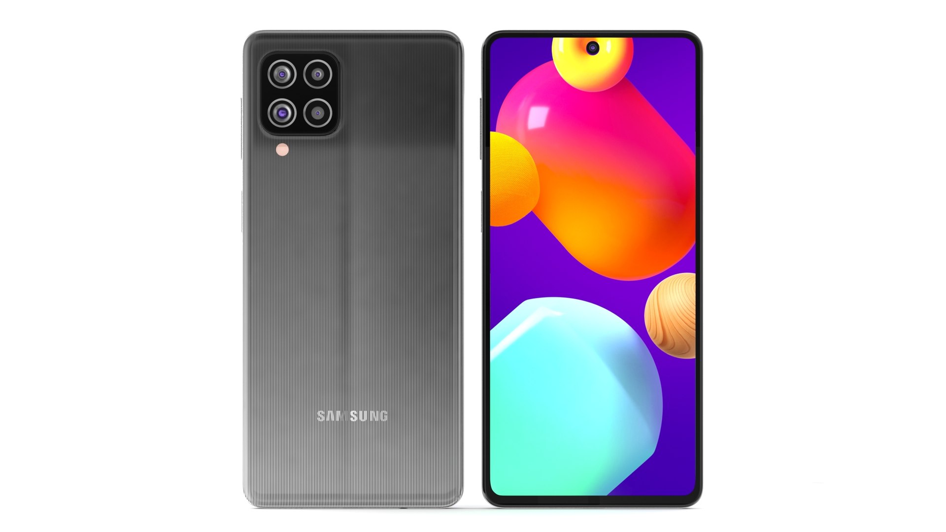 Samsung Galaxy M62 Black 3D - TurboSquid 2101747