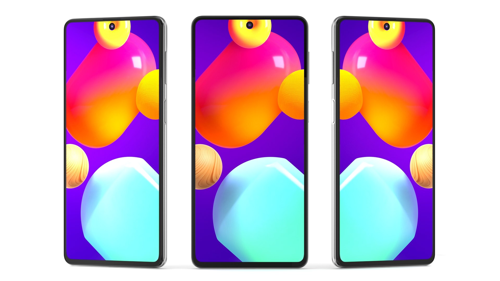 Samsung Galaxy M62 Black 3D - TurboSquid 2101747