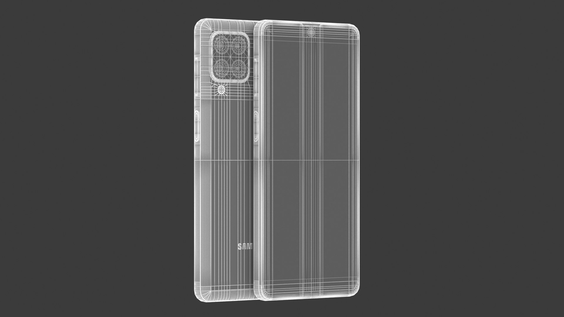 Samsung Galaxy M62 Black 3D - TurboSquid 2101747