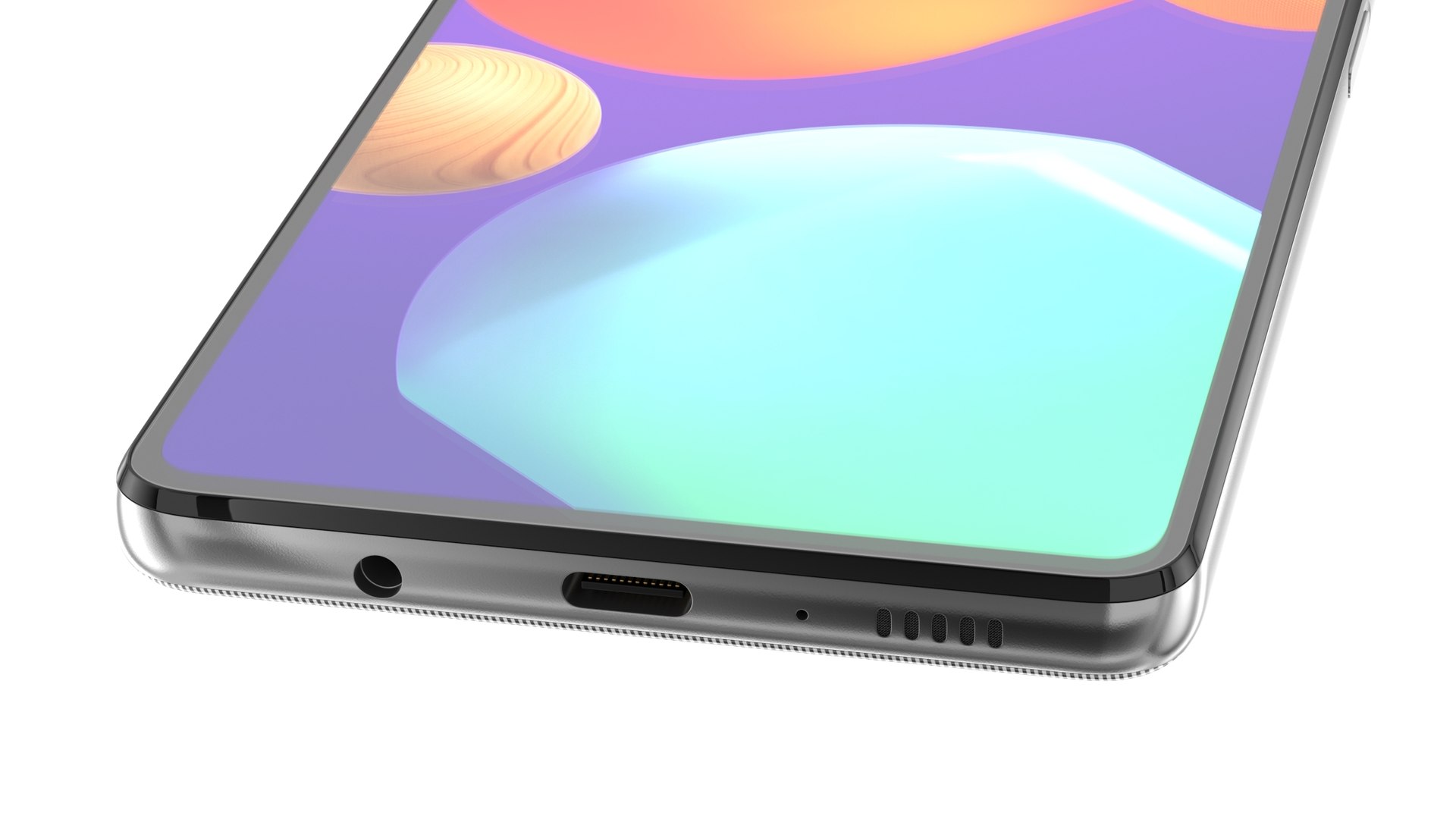 Samsung Galaxy M62 Black 3D - TurboSquid 2101747