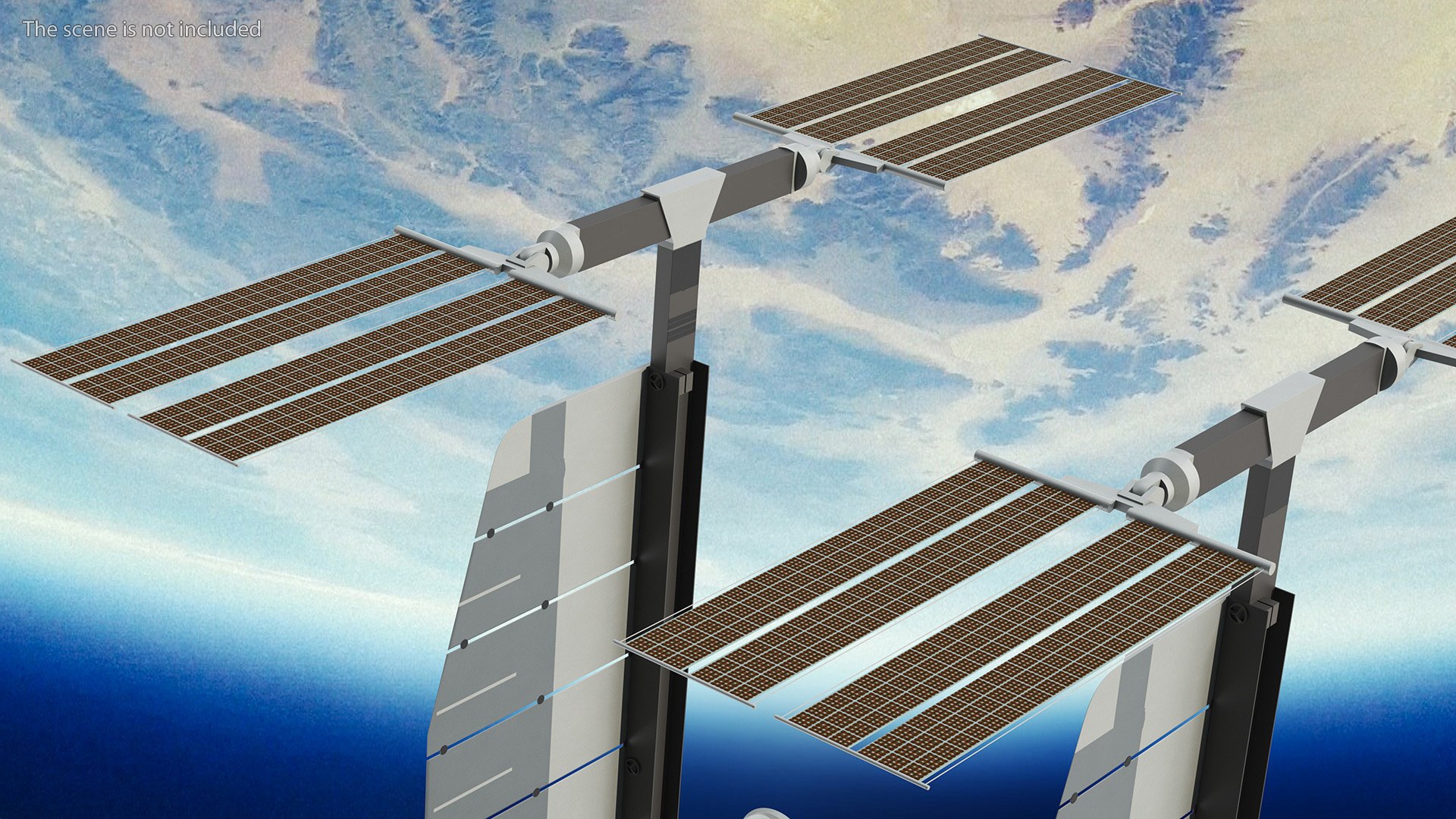 Multimodular Orbital Station 3D model - TurboSquid 2163526