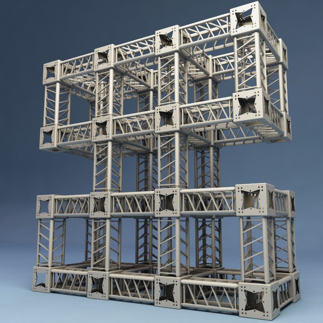 Steel Truss 3d Model