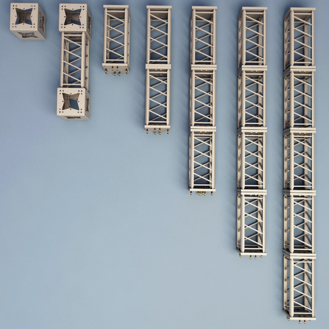 Steel Truss 3d Model