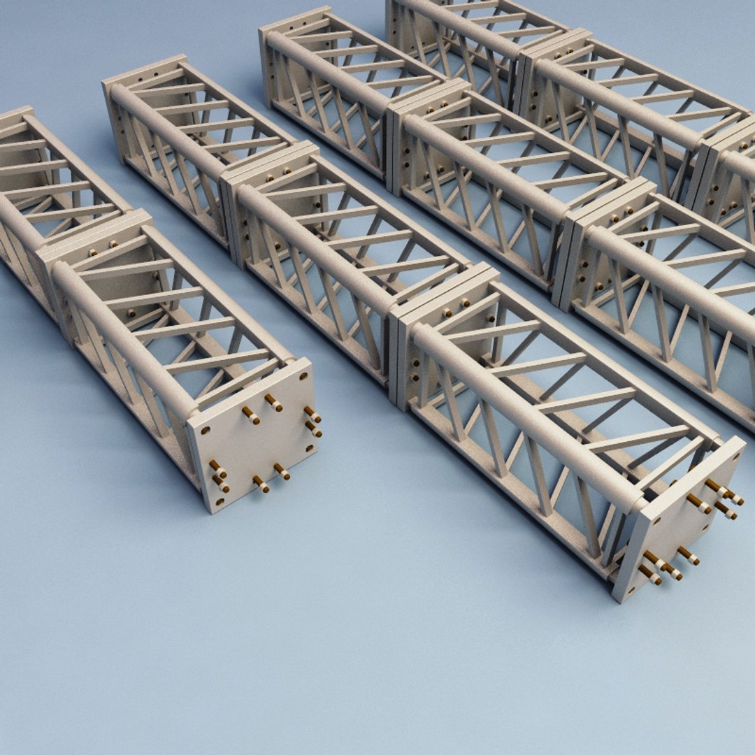 Steel Truss 3d Model