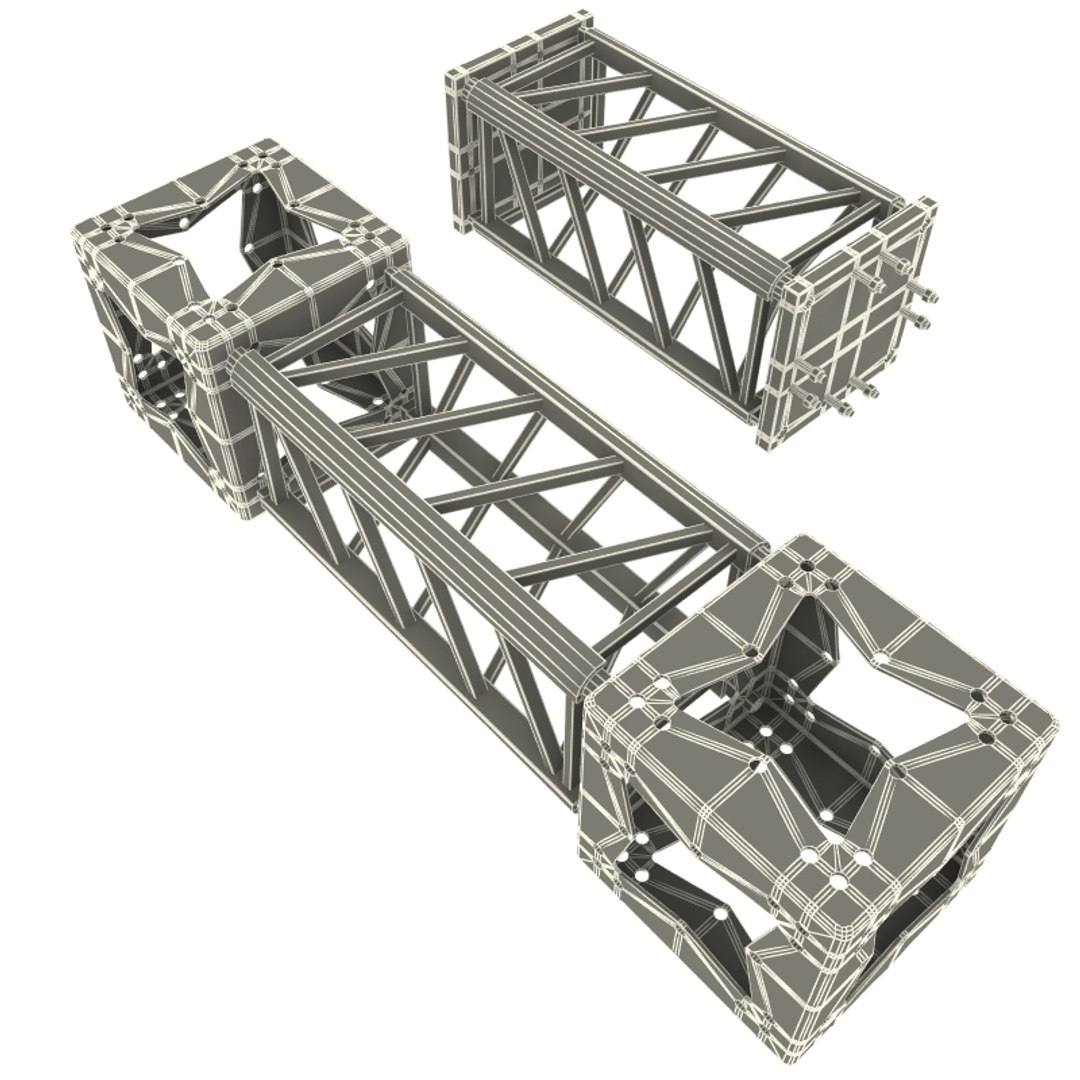 Steel Truss 3d Model