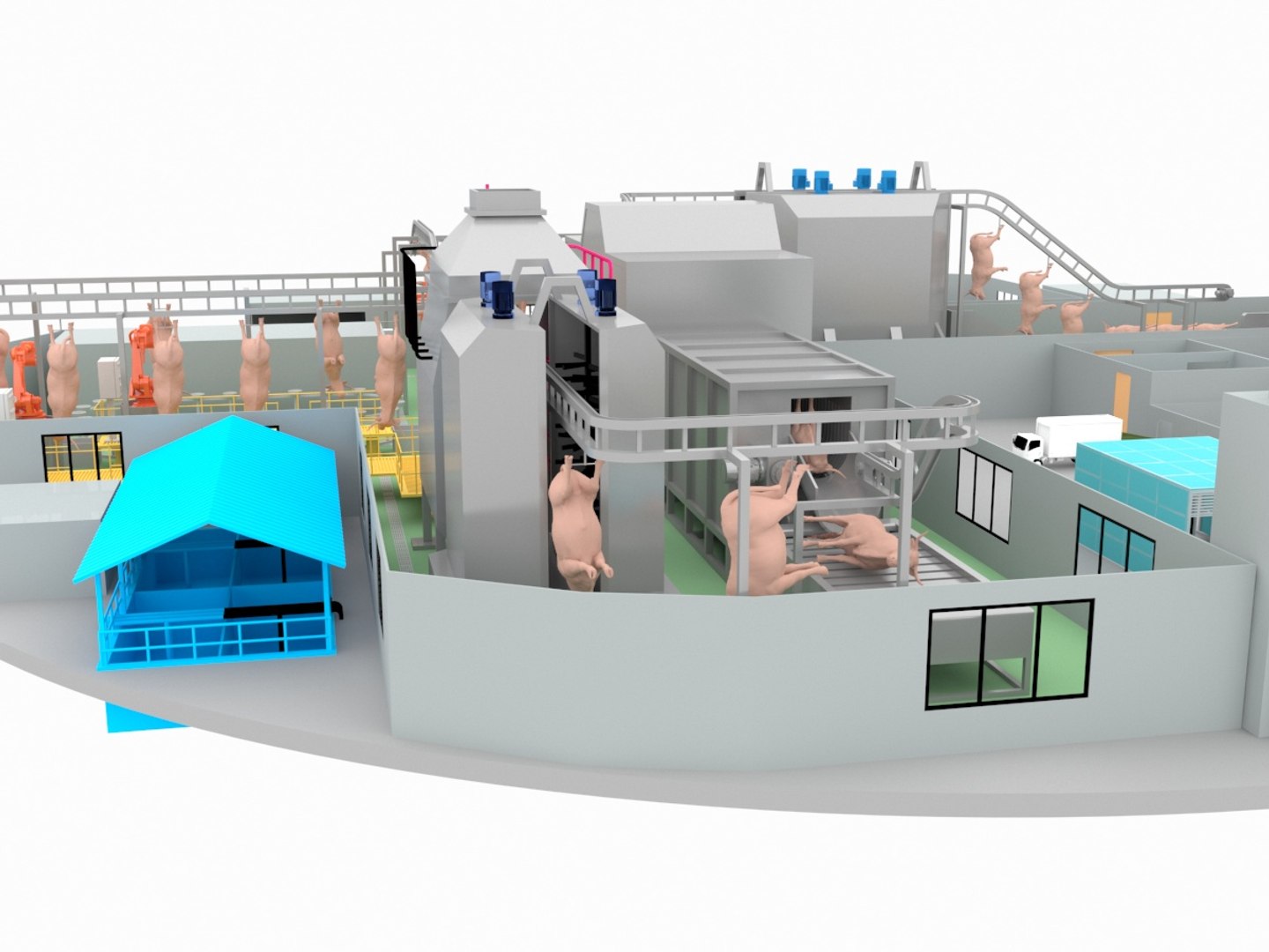 Slaughterhouse 3D Model - TurboSquid 2044862