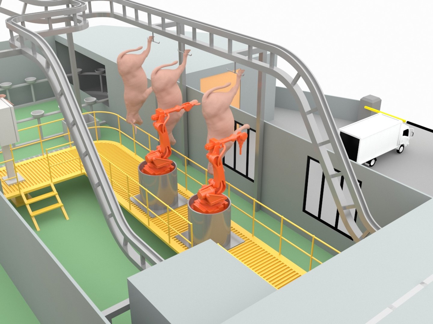 Slaughterhouse 3D Model - TurboSquid 2044862