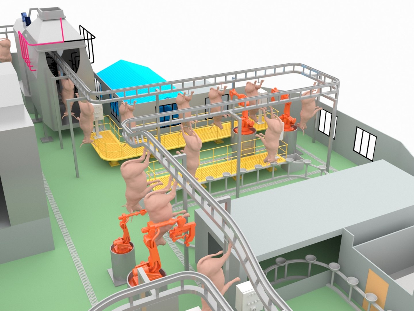 Slaughterhouse 3D Model - TurboSquid 2044862