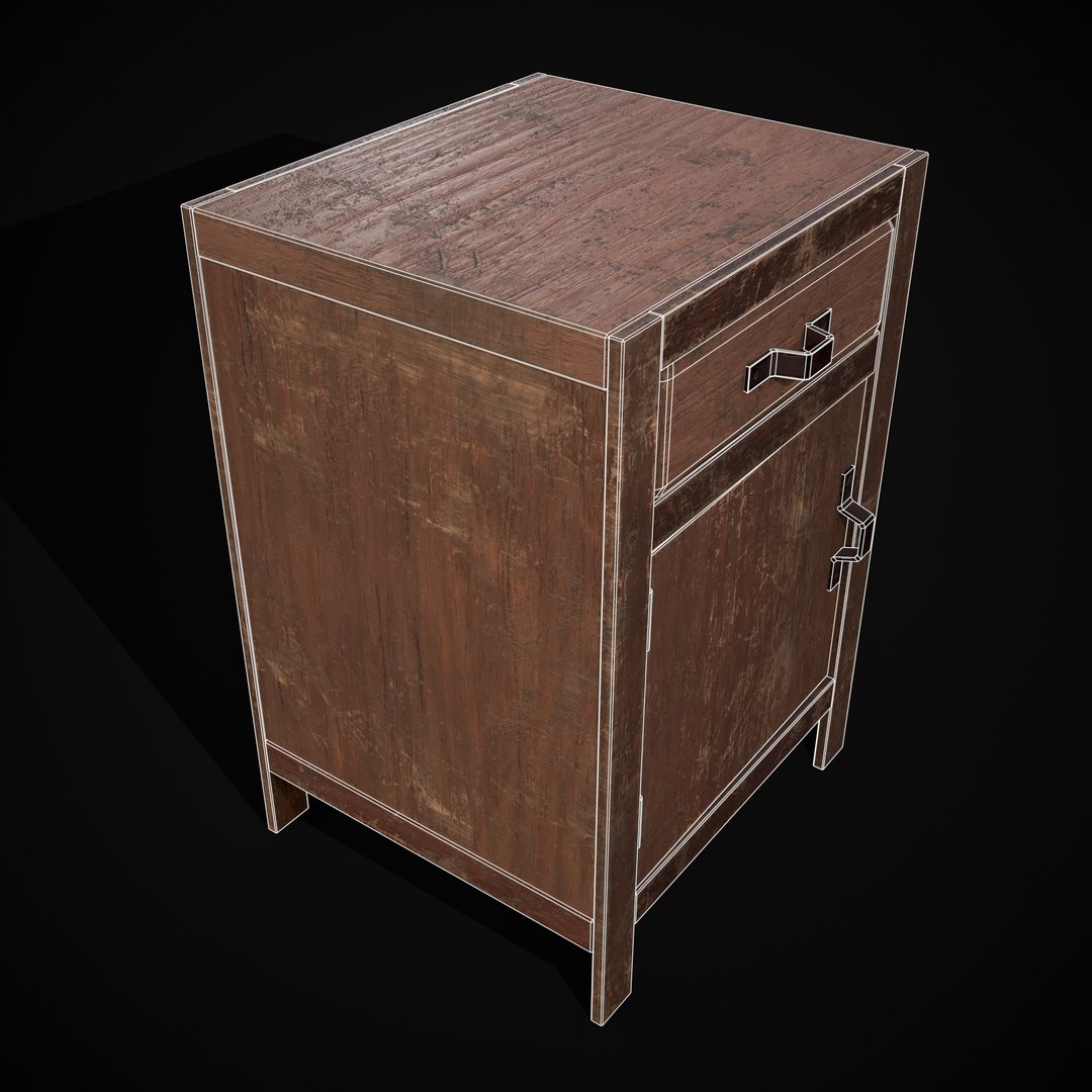 Medieval Side Table 3D - TurboSquid 2118157