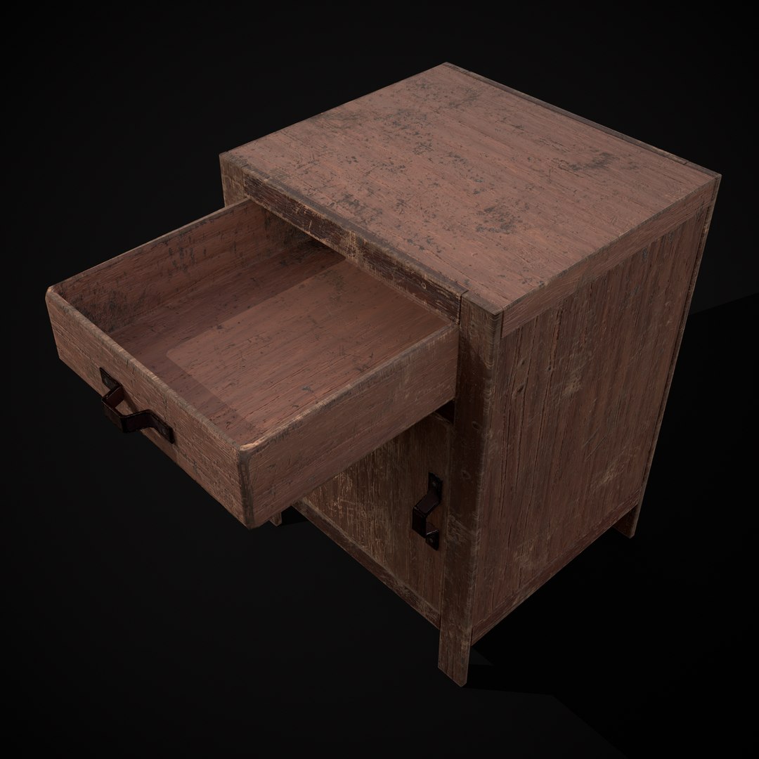 Medieval Side Table 3D - TurboSquid 2118157