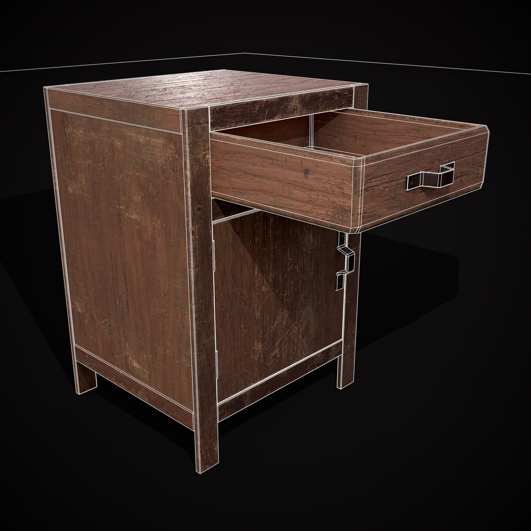 Medieval Side Table 3D - TurboSquid 2118157