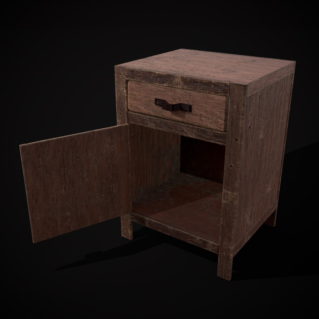 Medieval Side Table 3D - TurboSquid 2118157