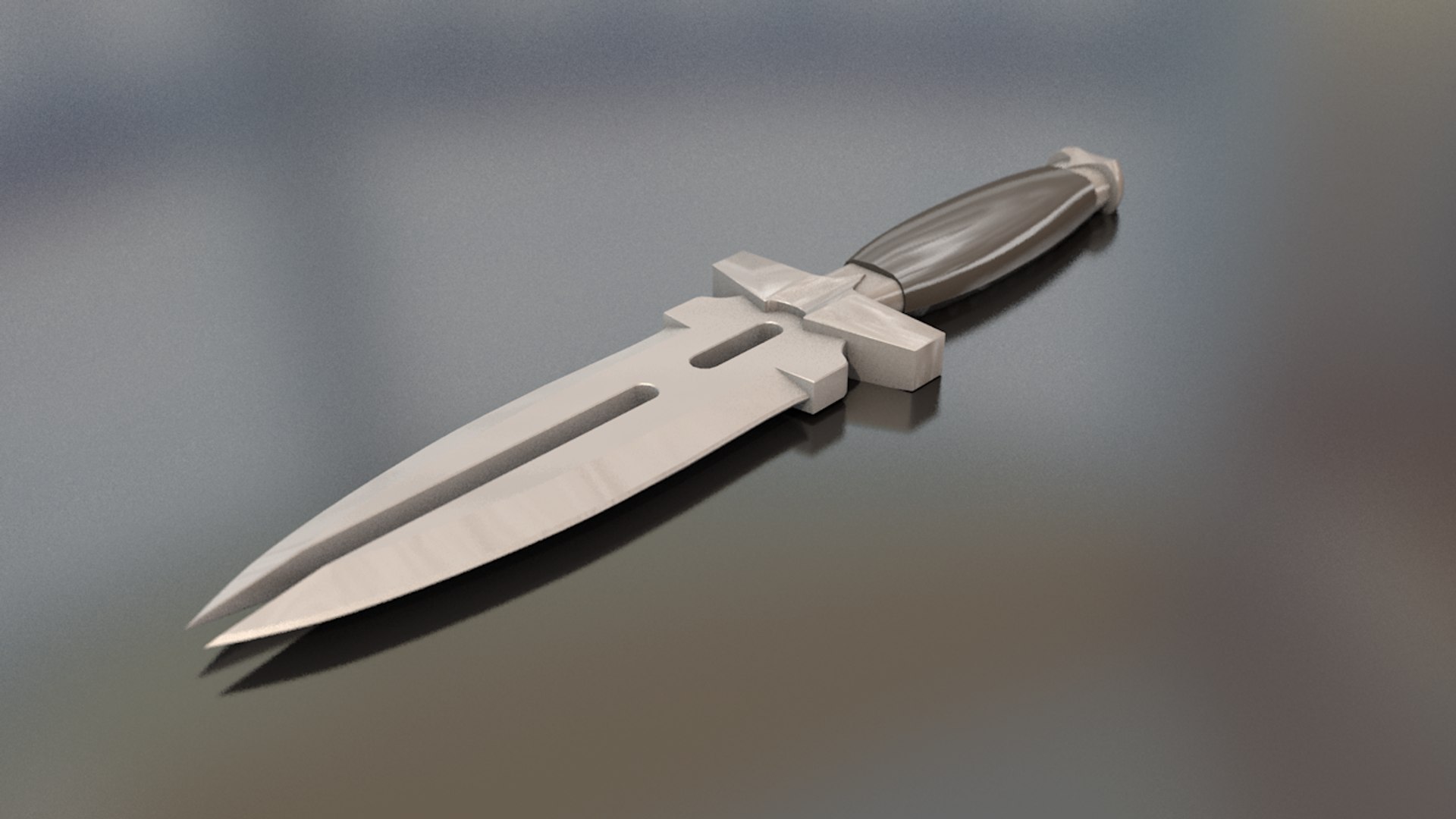 Double Shadow Dagger Knife 3D Model - TurboSquid 1446709