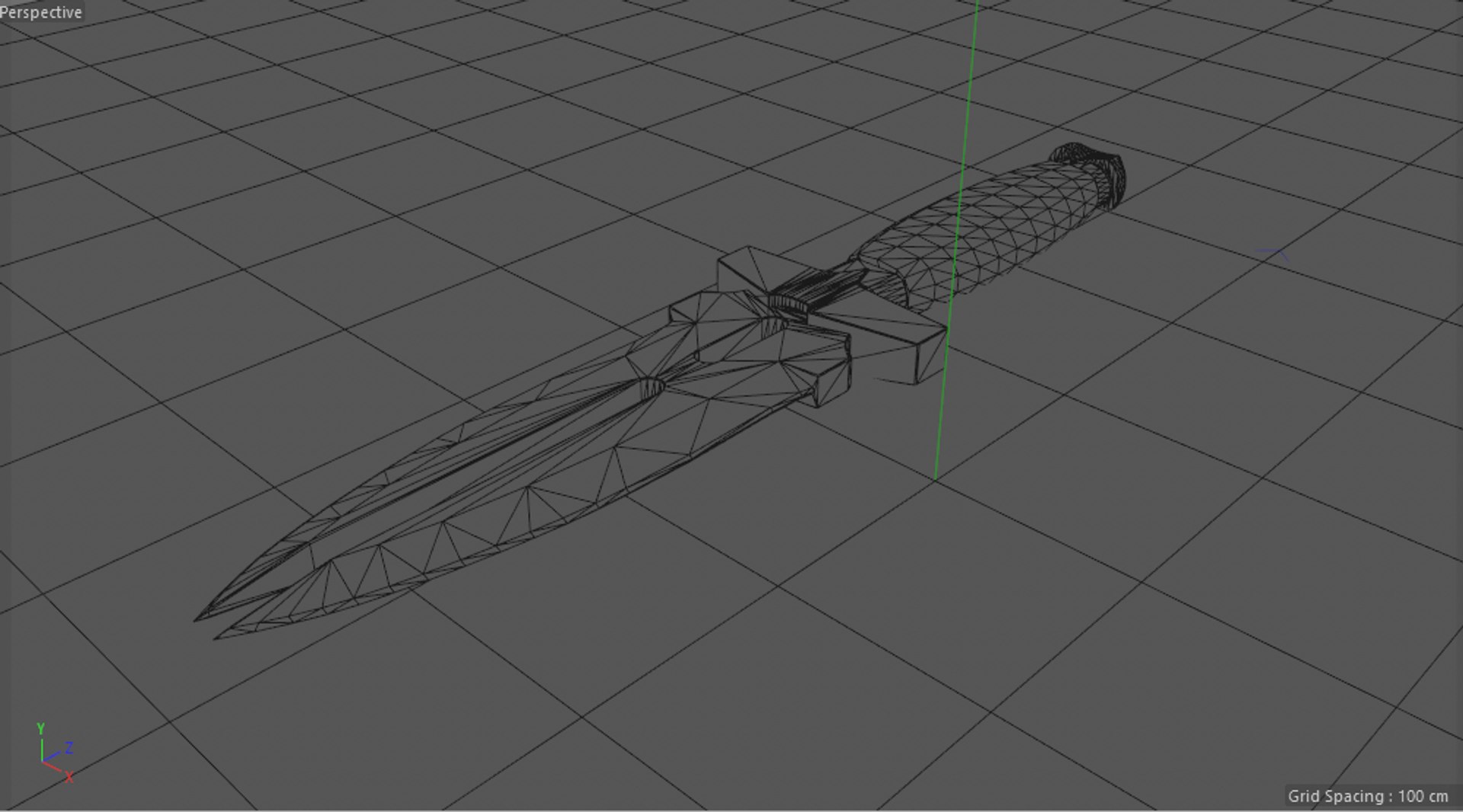 Double shadow dagger knife 3D model - TurboSquid 1446709