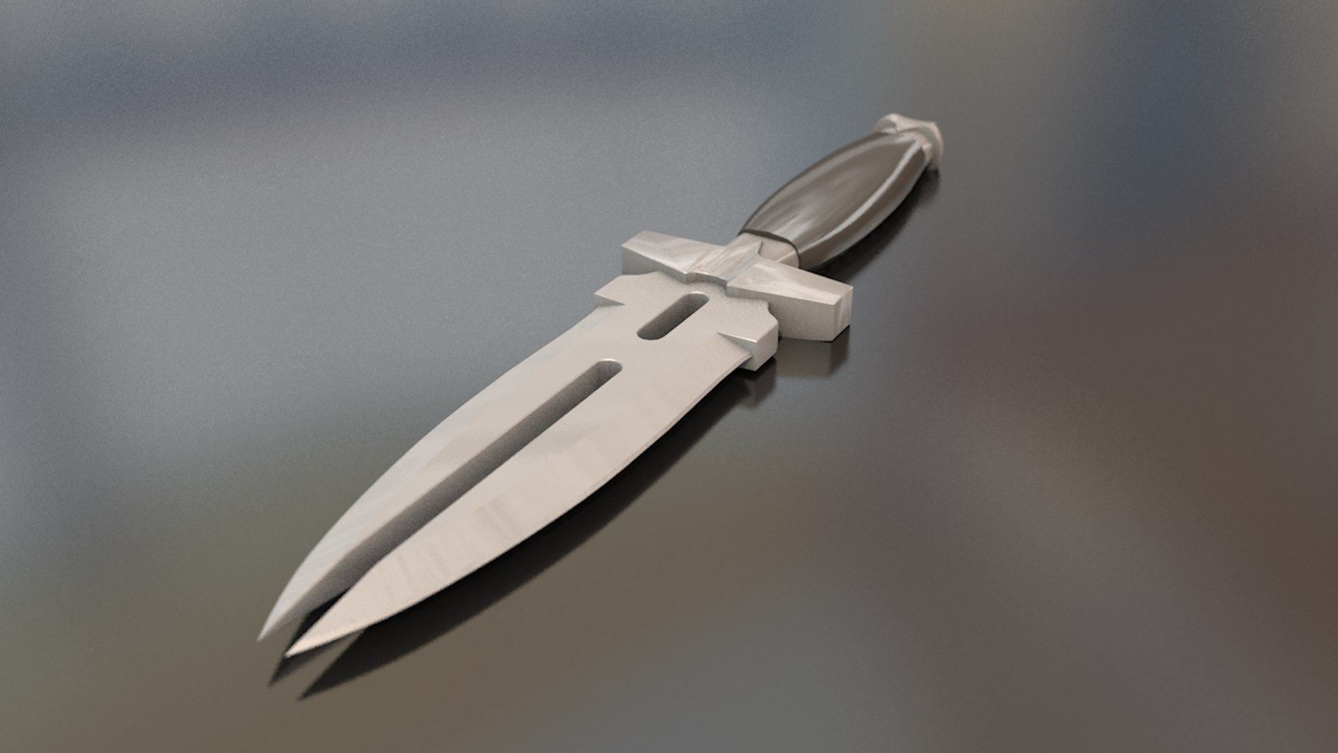 Double Shadow Dagger Knife 3D Model - TurboSquid 1446709