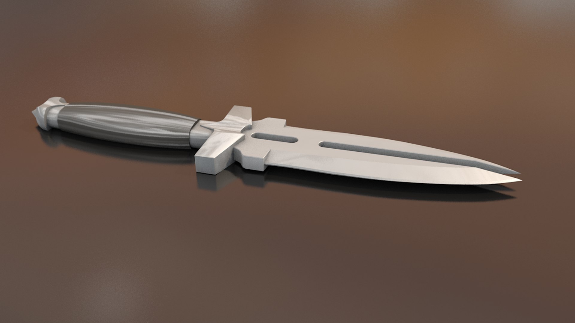 Double Shadow Dagger Knife 3D Model - TurboSquid 1446709