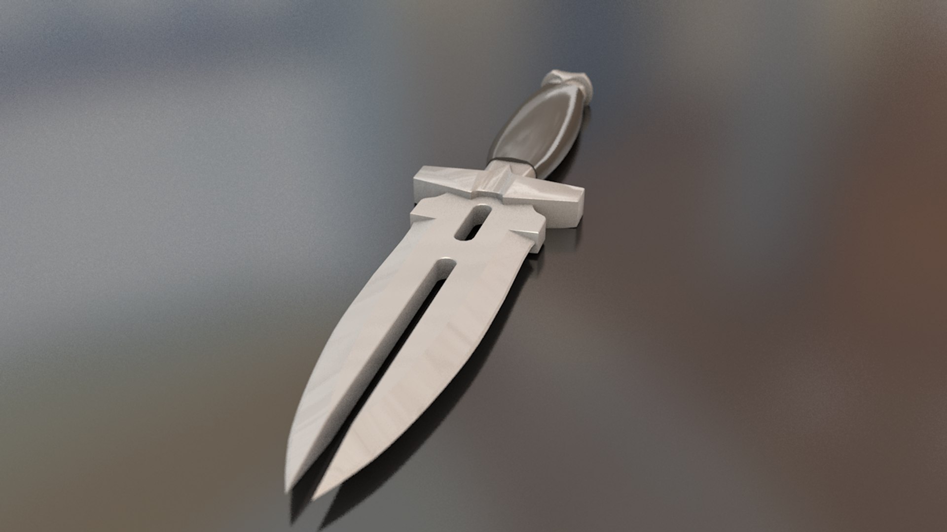 Double Shadow Dagger Knife 3D Model - TurboSquid 1446709