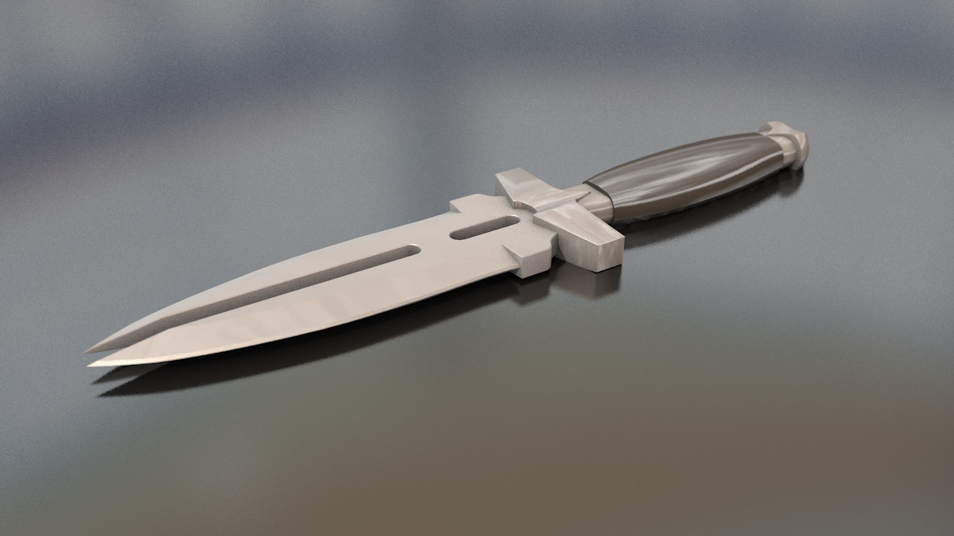 Double Shadow Dagger Knife 3D Model - TurboSquid 1446709