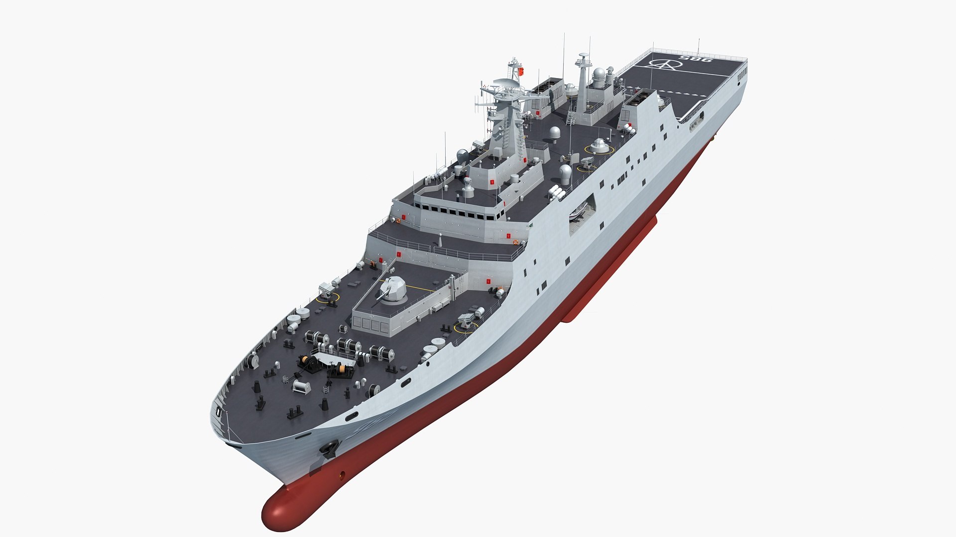 Chinese Navy Type 071 LPD 985 Model - TurboSquid 2241812