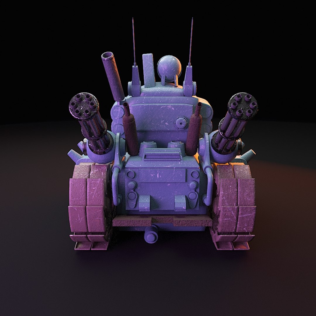 3D Metal Slug Tank - TurboSquid 1232256