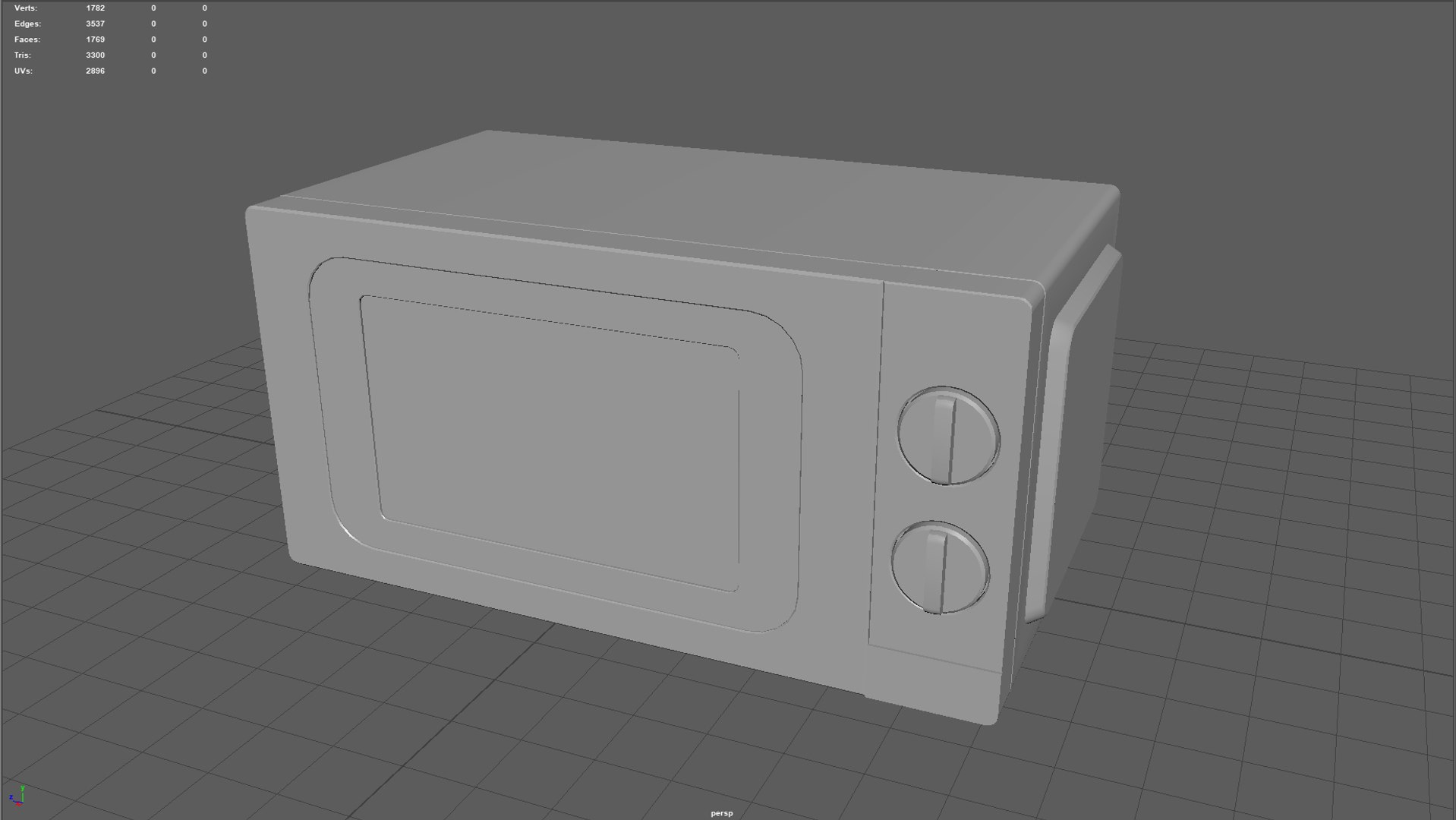 Microwave 3D Model - TurboSquid 2177478