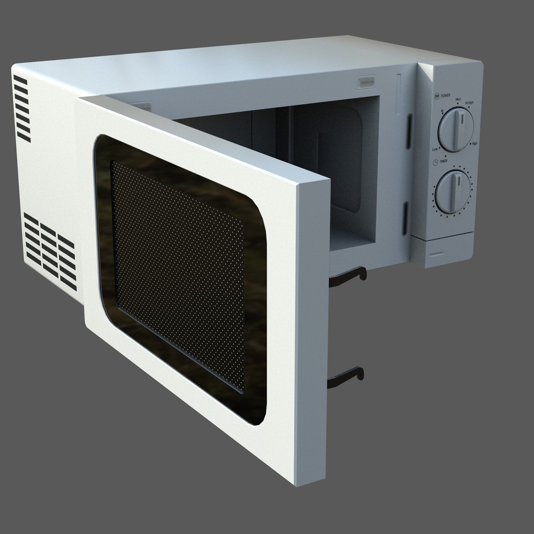 Microwave 3D Model - TurboSquid 2177478
