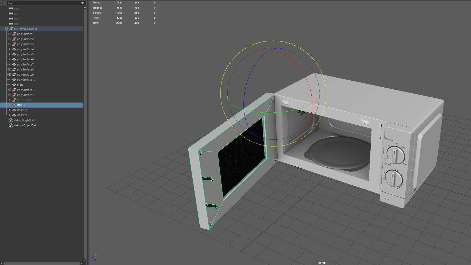 Microwave 3D Model - TurboSquid 2177478
