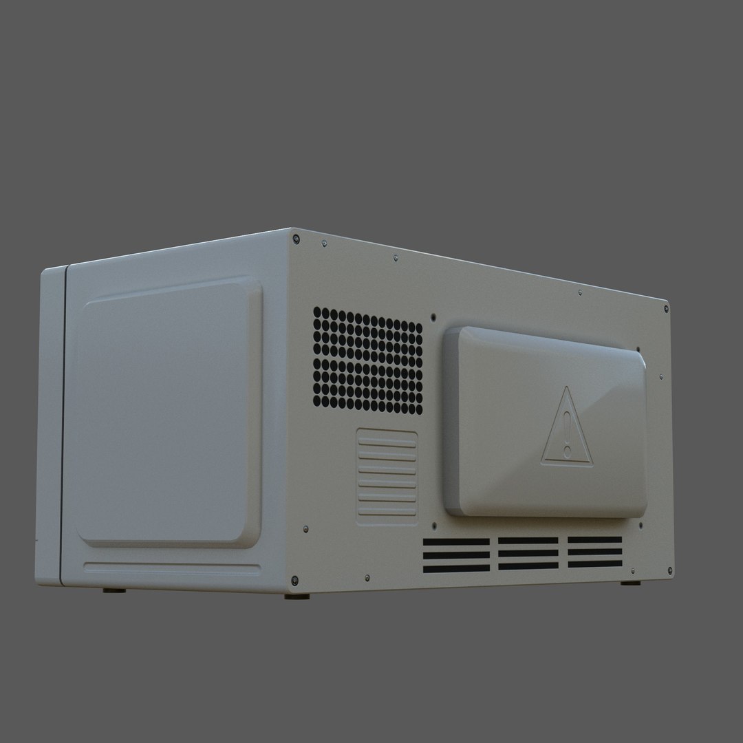 Microwave 3D Model - TurboSquid 2177478