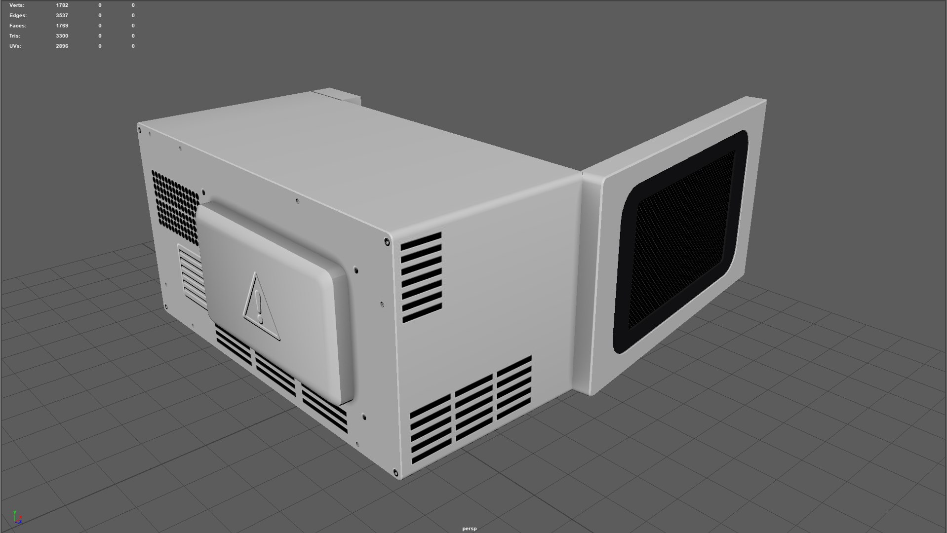 Microwave 3D model - TurboSquid 2177478