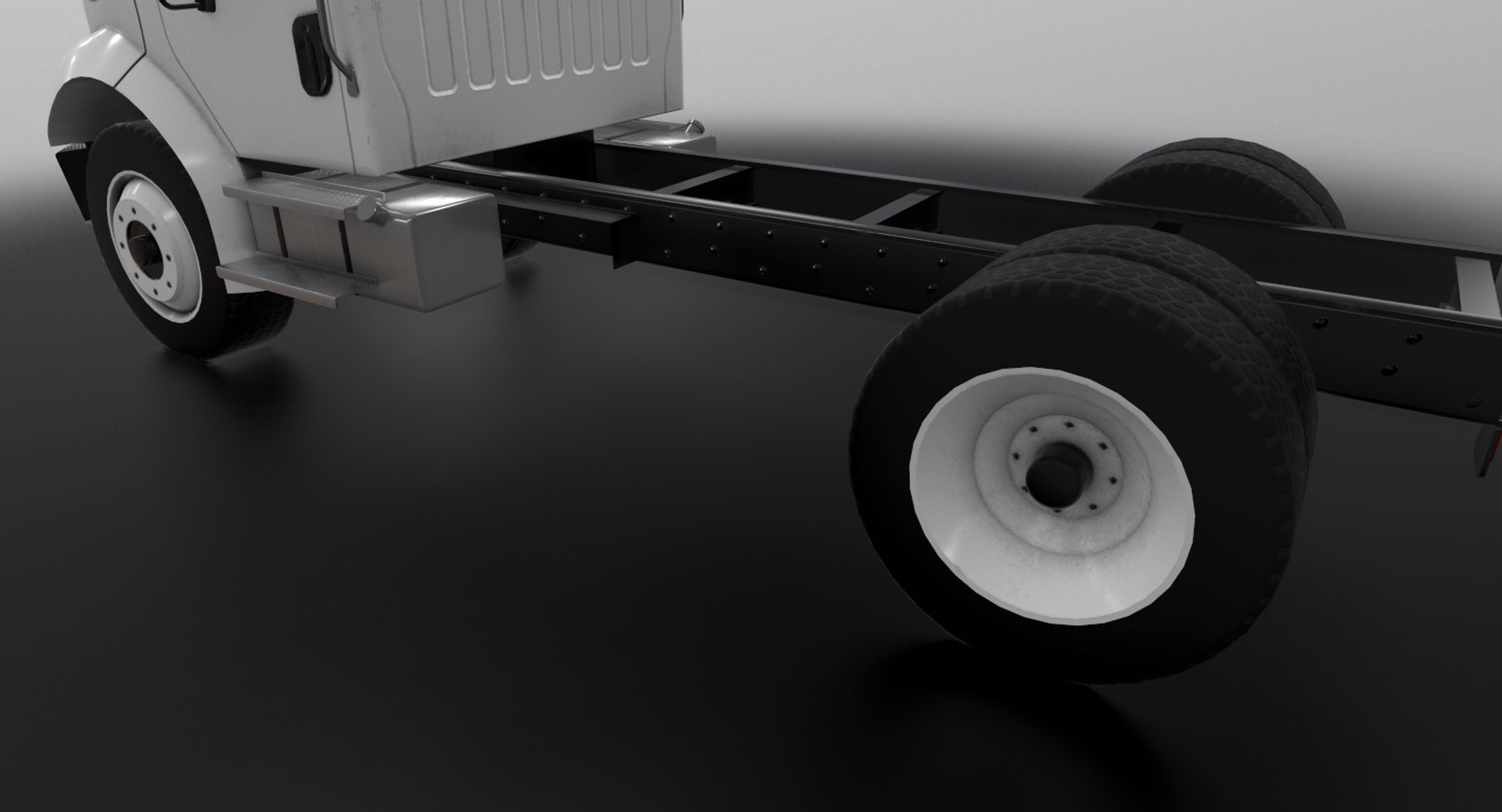 3D Realistic Freightliner M2 Chassis - TurboSquid 1276279
