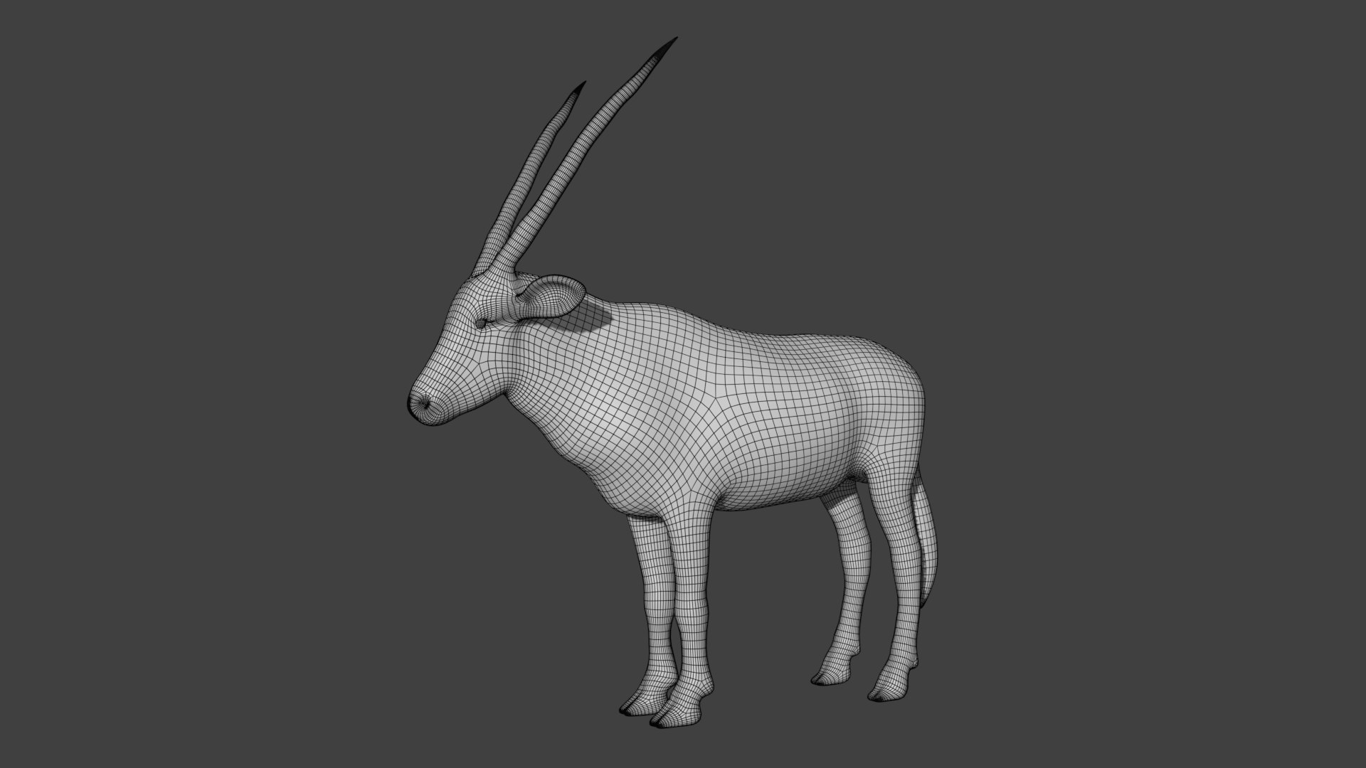 3D Rigged African Oryx Antelope Model - TurboSquid 1751448