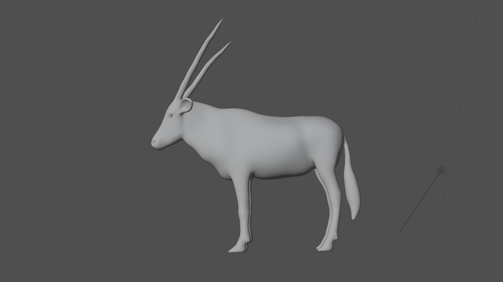 3D Rigged African Oryx Antelope Model - TurboSquid 1751448