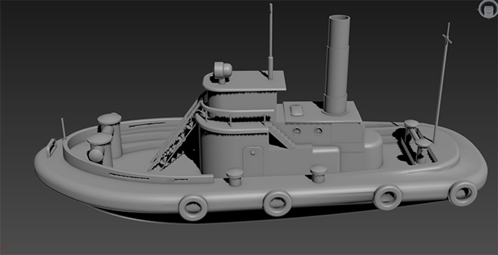 3ds Max Classic Tugboat