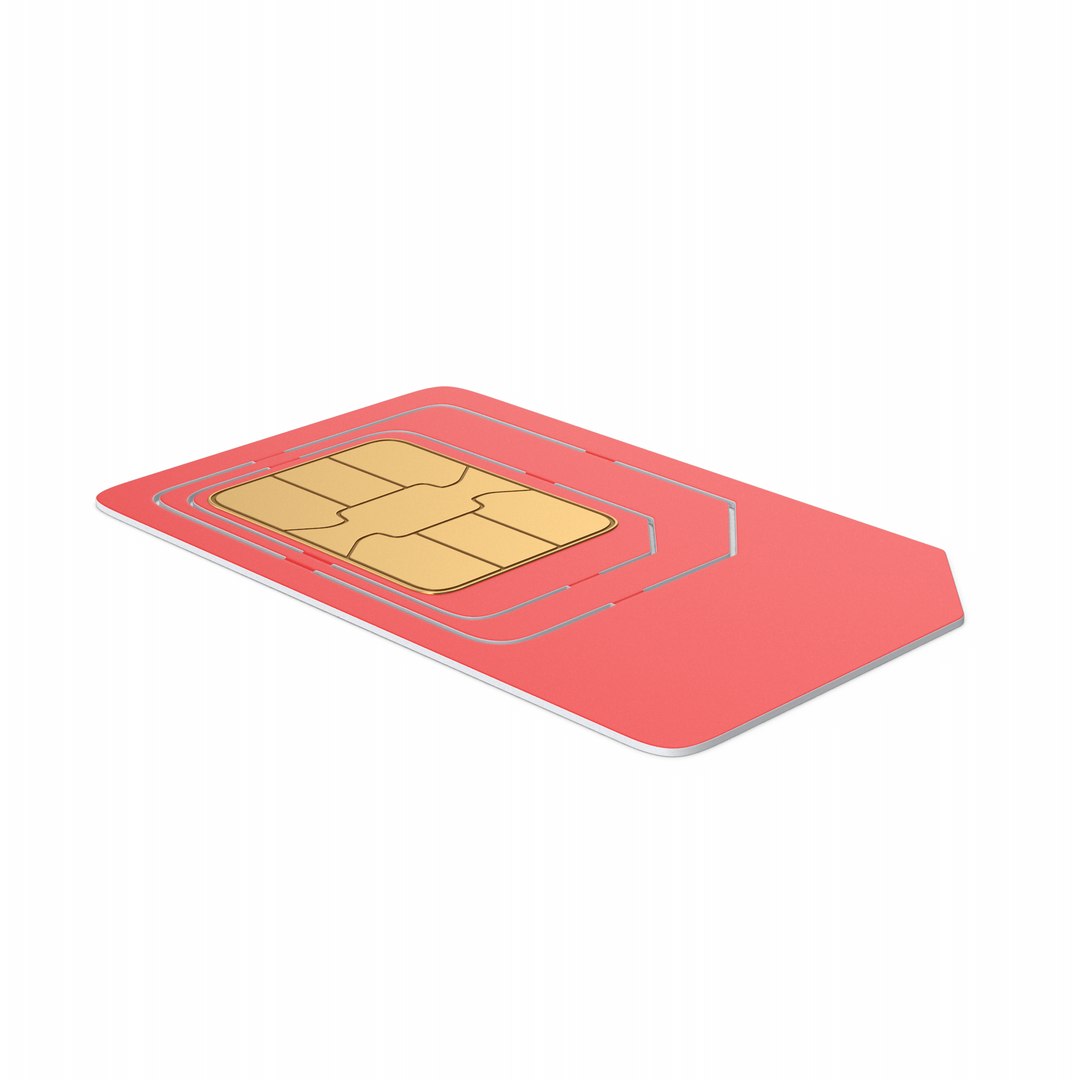 Standard SIM Card 3D Model - TurboSquid 2091858