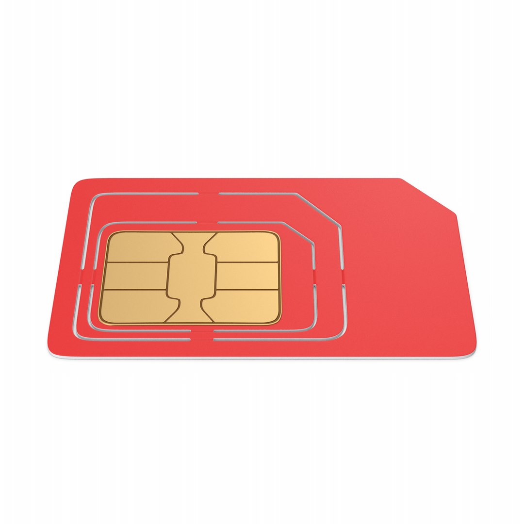 Standard SIM Card 3D Model - TurboSquid 2091858