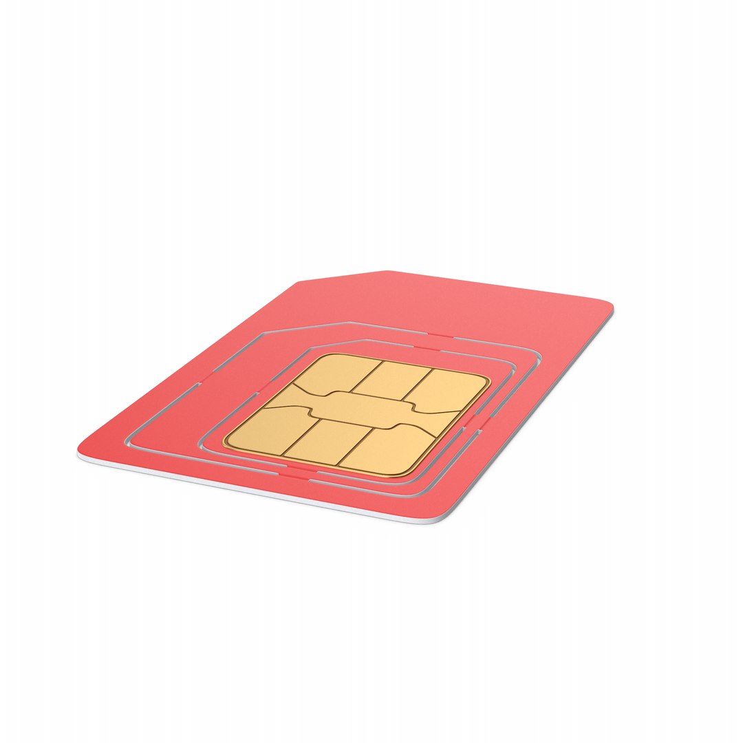 Standard SIM Card 3D Model - TurboSquid 2091858