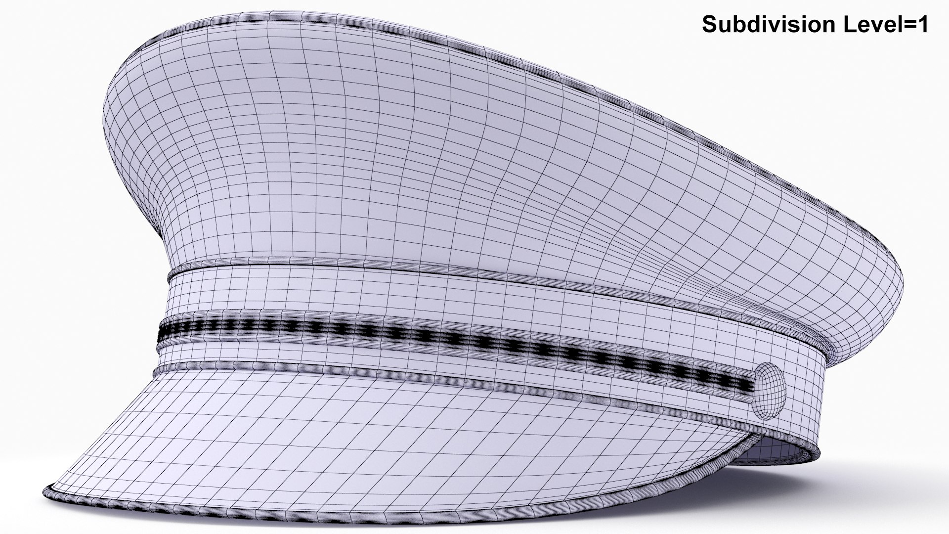 3D Model Military Hat 04 - TurboSquid 2338806