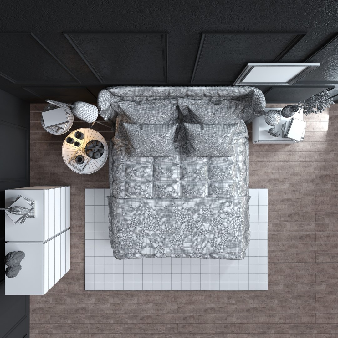 Alf Oregon Bed Model - TurboSquid 1217398